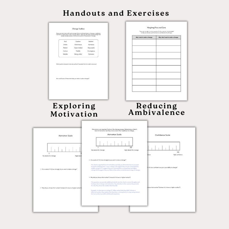 Addiction Stages of Change, Make Lasting Changes Worksheets, Substance ...