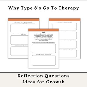 Enneagram Type 8 Personality Guide: Self-reflection Exercises (digital ...