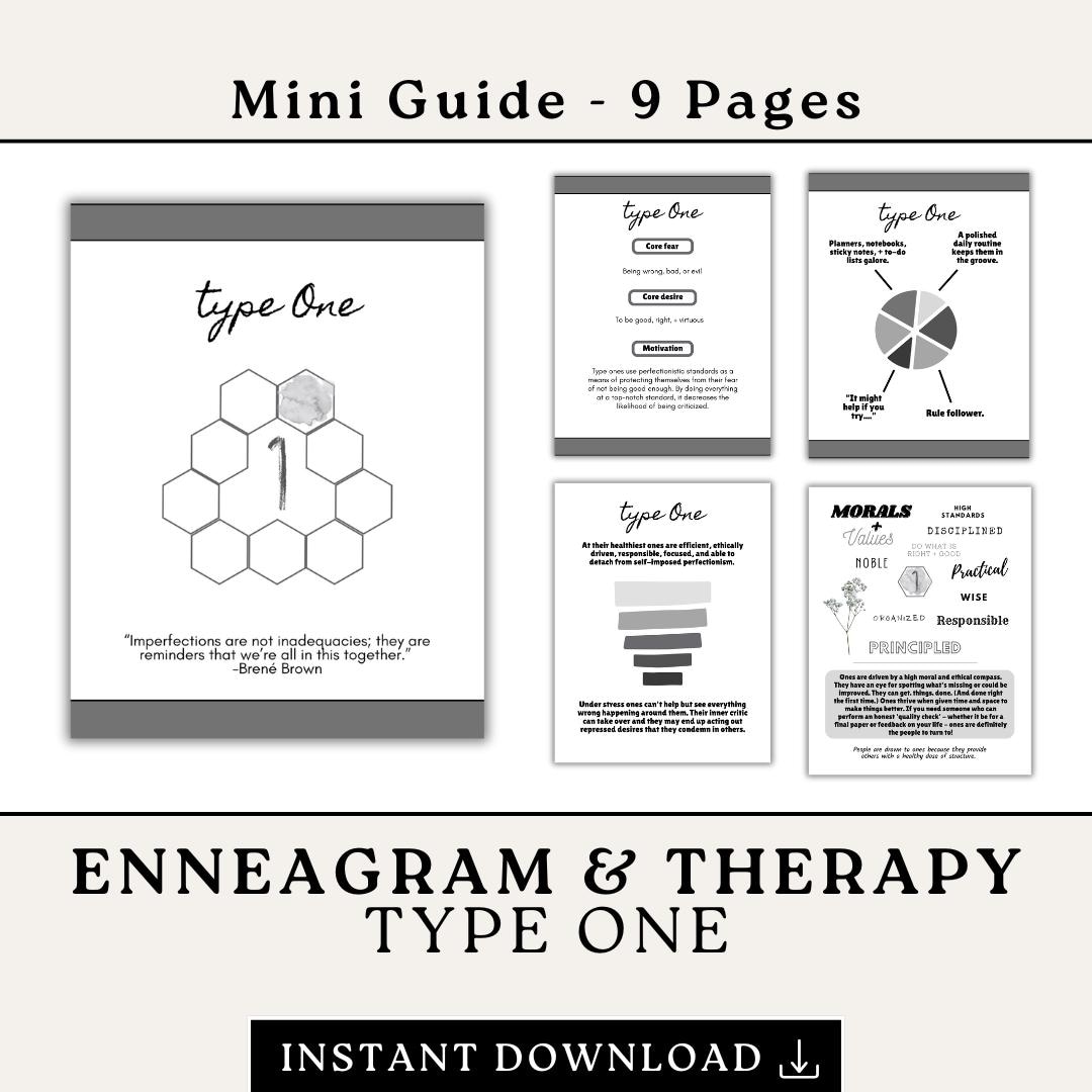Type 1 Enneagram, Enneagram Guide, Therapy and the Enneagram, Type One ...