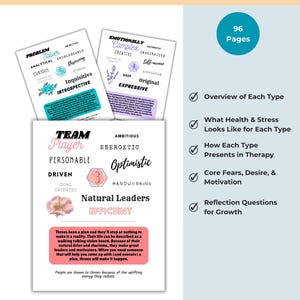 Enneagram Workbook | Self-discovery | Personal Growth Prompts ...
