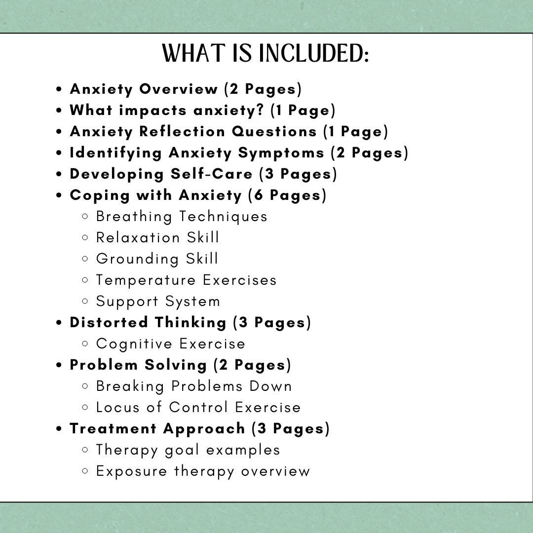 Anxiety Workbook | Coping Skills, Therapy Worksheets, Relaxation ...
