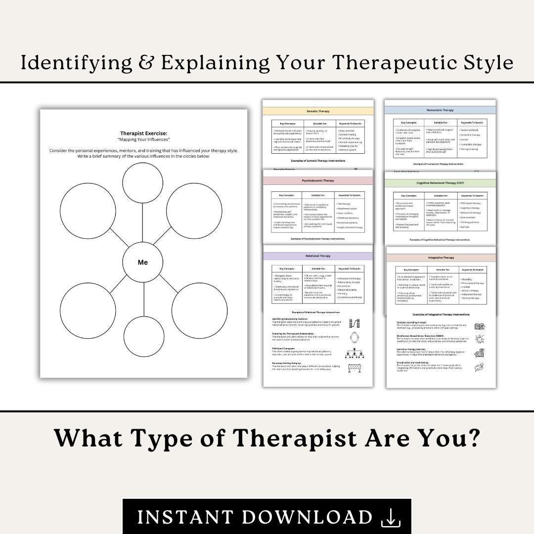 Defining Your Therapy Style, How to Explain Your Therapy Approach on A ...