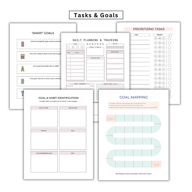 Habit Tracker Printable | Daily, Weekly & Monthly Planning | PDF ...