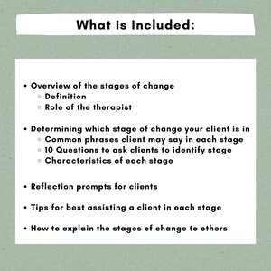 Addiction Stages of Change, Make Lasting Changes Worksheets - Etsy