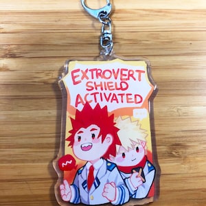 Charms | 3" X 2" | Introvert / Extrovert Chibis - Etsy