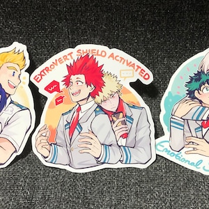 Stickers | 3.8" X 3.8" | Introvert / Extrovert Series - Etsy