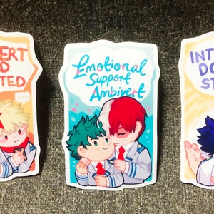 Stickers | 3" X 2" | Introvert / Extrovert Chibis - Etsy