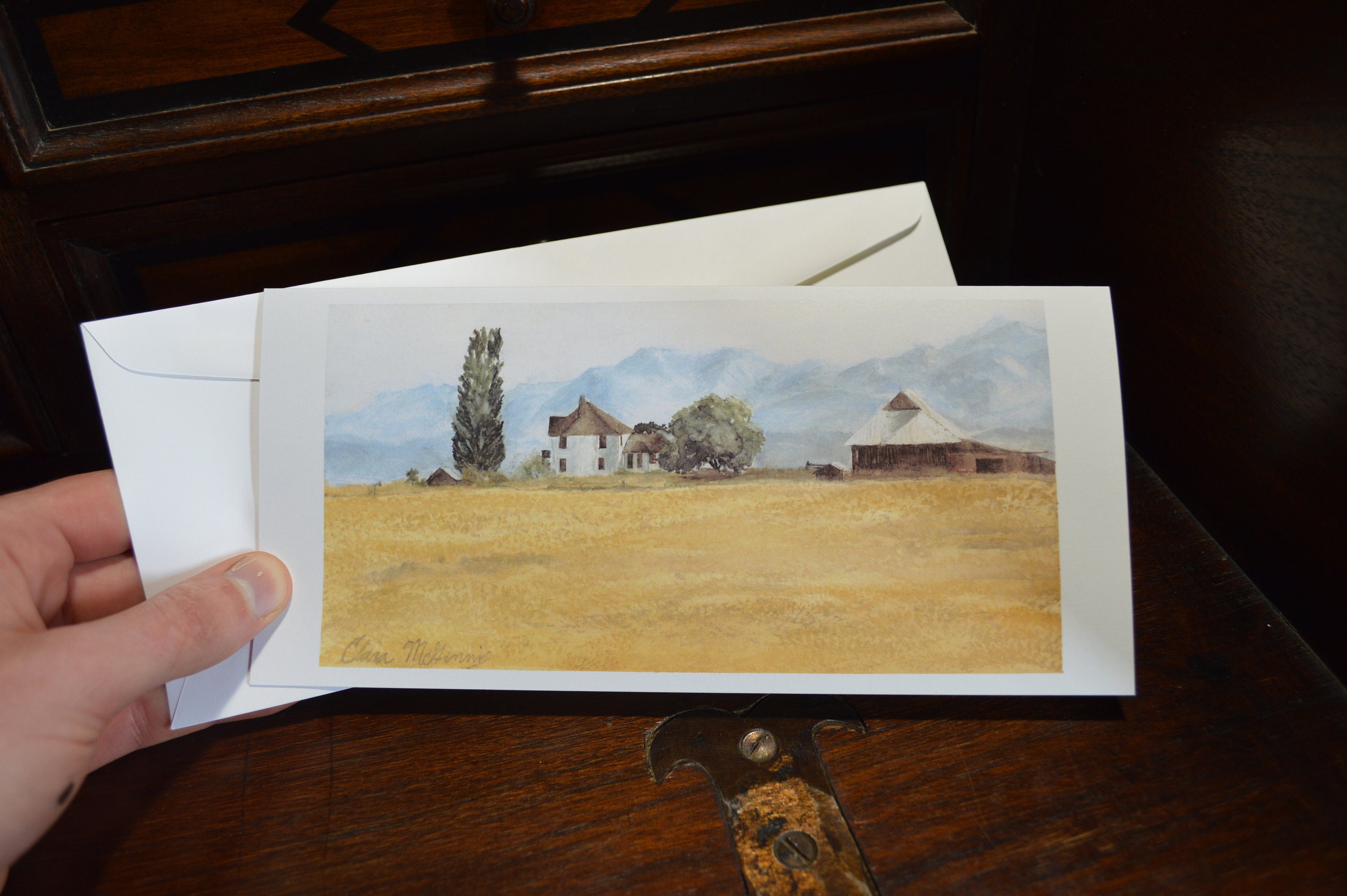 4 Art Cards of Willowood Farm, Greeting Card, Art Card, Fine Art Card ...