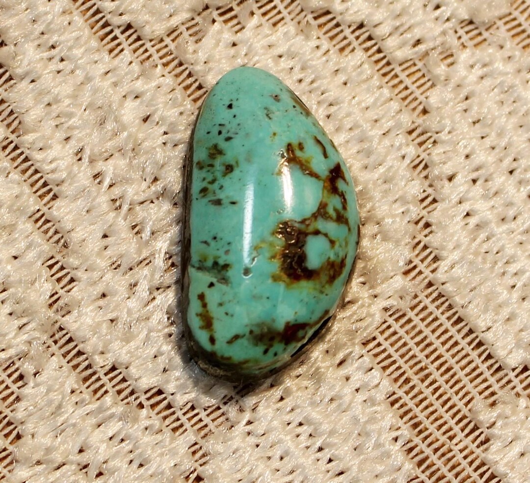 Kingman Turquoise Cabochon, 14.5 Cts, Turquoise Mountain Mine, Old ...