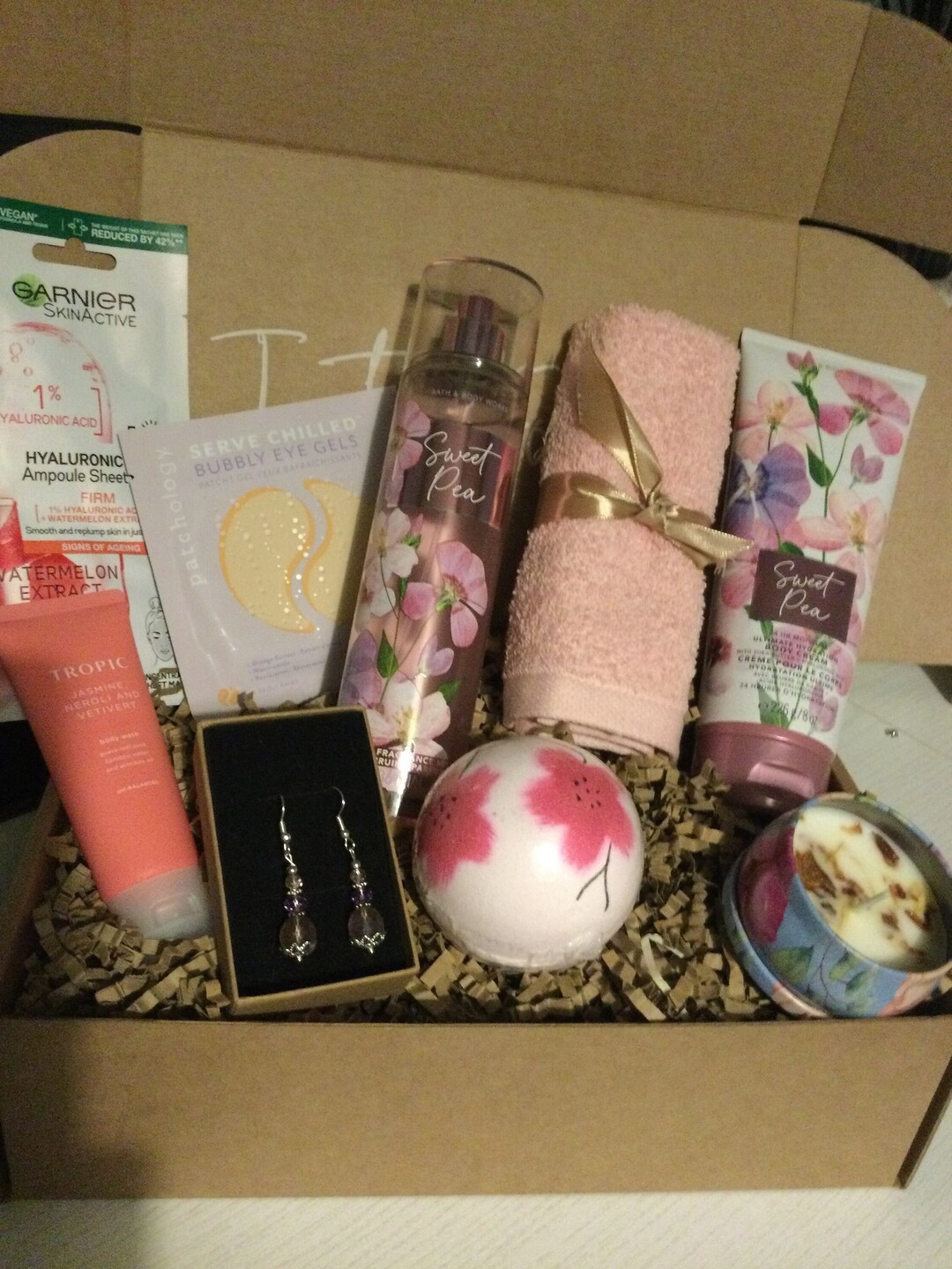 Sweet Pea Pamper Gift Box for Her/self Care/birthdays/thank You Gift ...