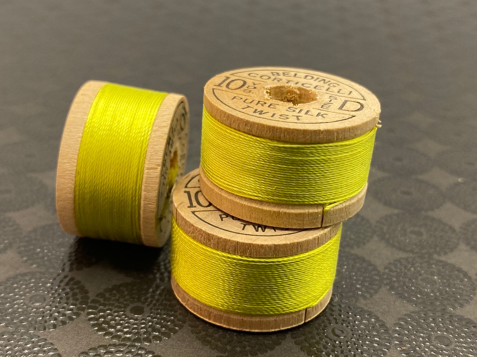 Vintage Pure Silk Twist Buttonhole Thread 3 Spools of | Etsy