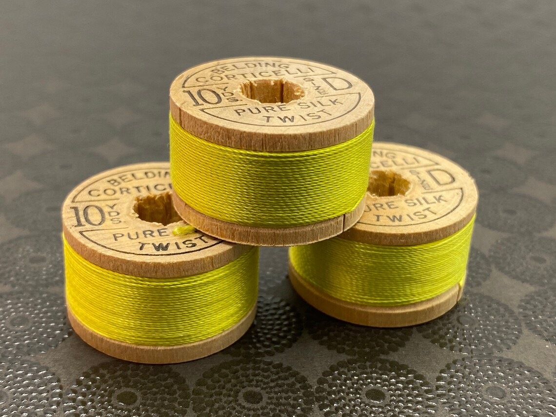 Vintage Pure Silk Twist Buttonhole Thread 3 Spools of | Etsy