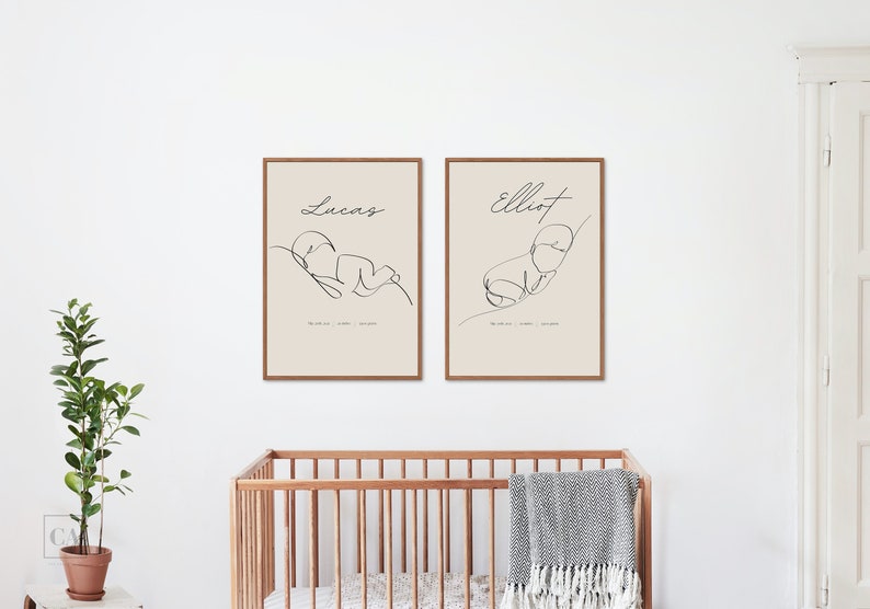 CUSTOMIZABLE Baby Birth Poster Newborn Baby Poster Scale - Etsy