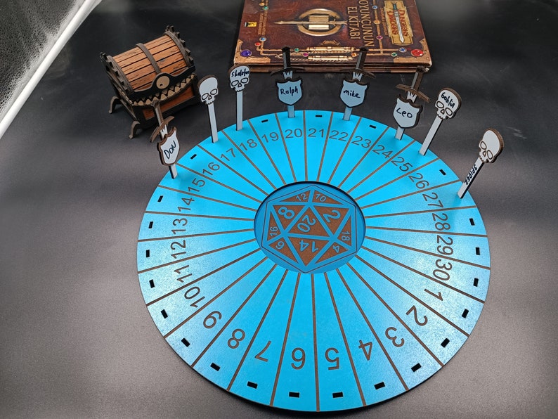 Handcrafted Wooden Dnd Initiative Tracker: Pathfinder Spell Slots - Etsy
