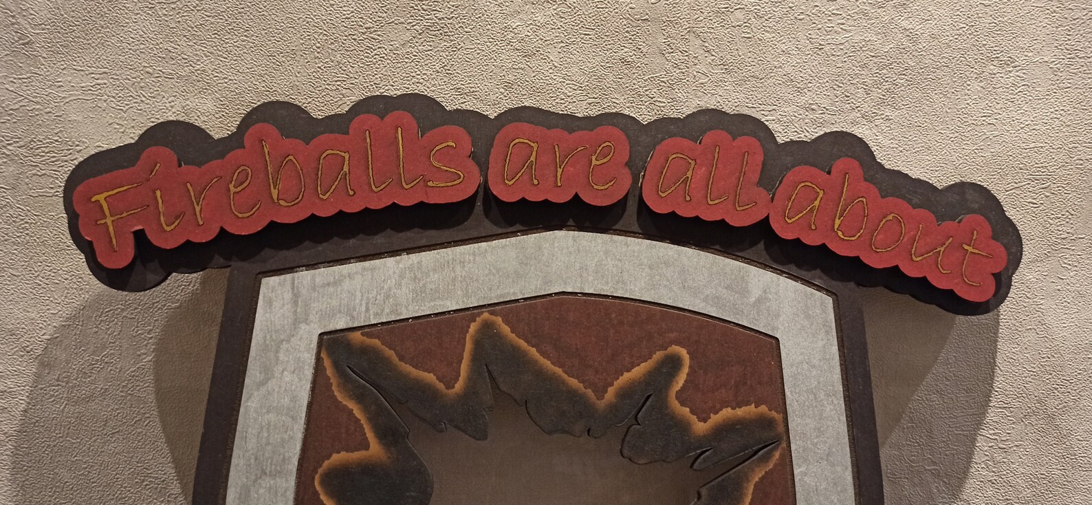 Dungeons and Dragons Inspired Wall Decor, Dnd Wall Art, Fireball - Etsy