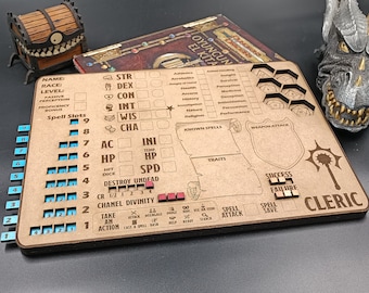 Dnd RANGER Class Character Tracker / Character Sheet, Spell Slots ...
