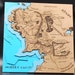 The Middle Earth the Lord of the Rings Wooden Chart Map 3D Laser Cut ...