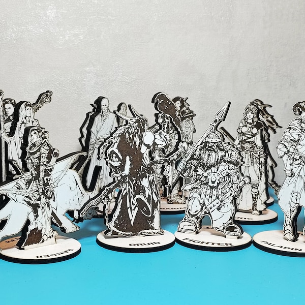 Dnd 2d Miniature - Etsy