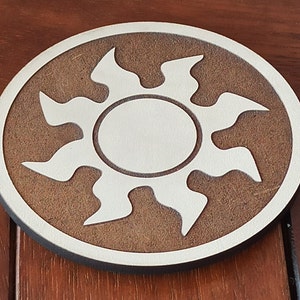 Magic the Gathering Inspired Wood Coasters - Etsy
