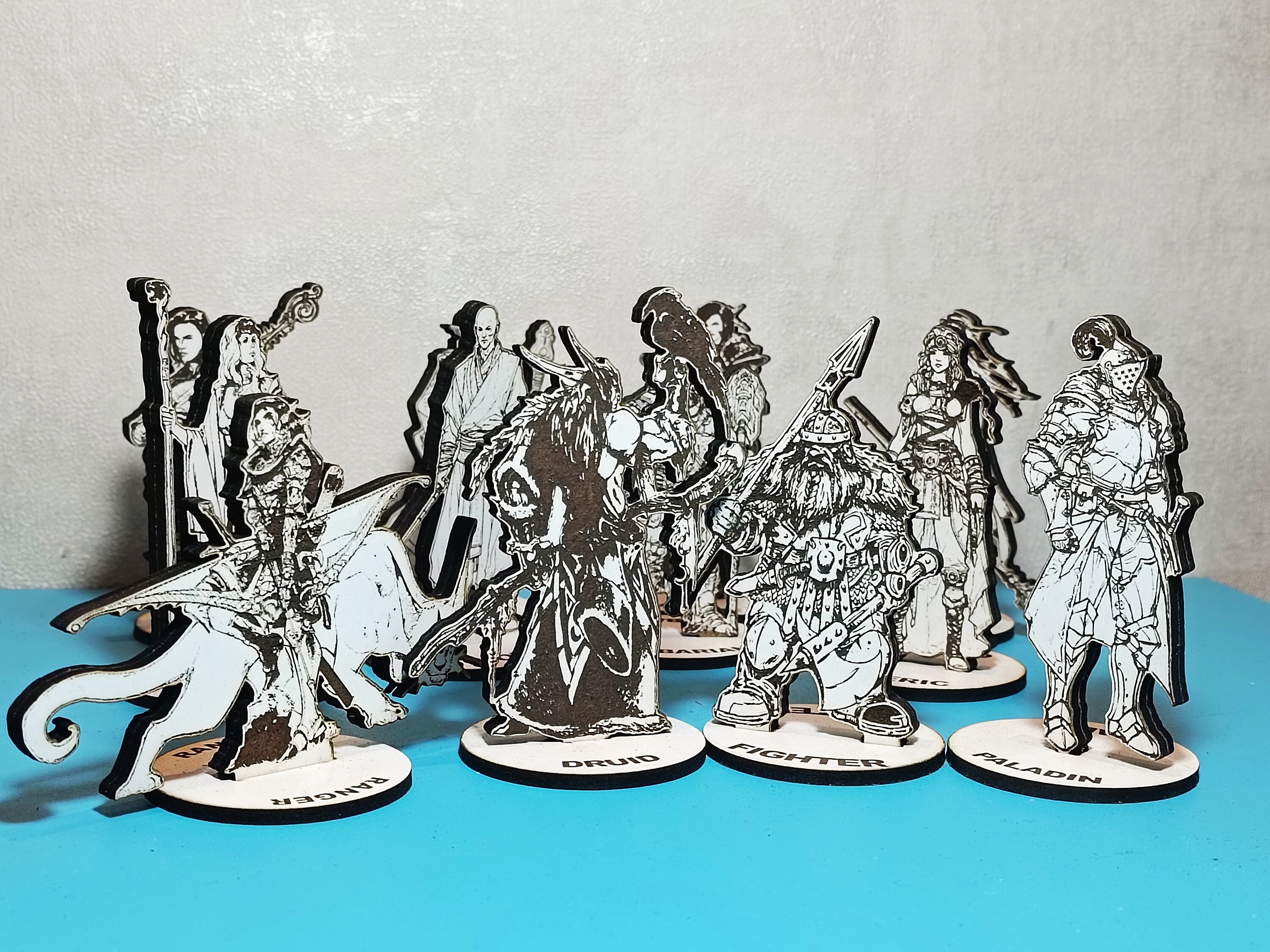 Dnd Classes Miniature Set for Tabletop Rpg Dungeons and Dragons ...