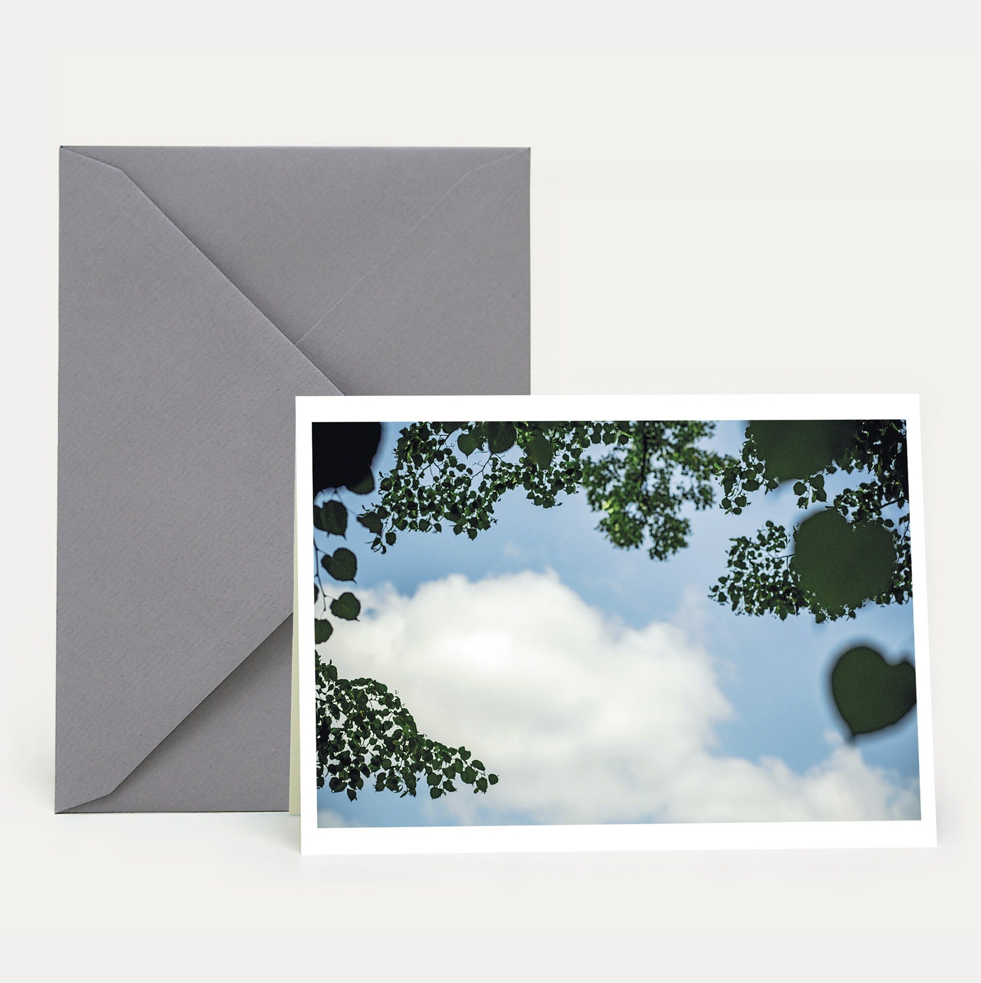 Sky, Condolence Card, Folding Card + Envelope, Greeting Card, Farewell ...