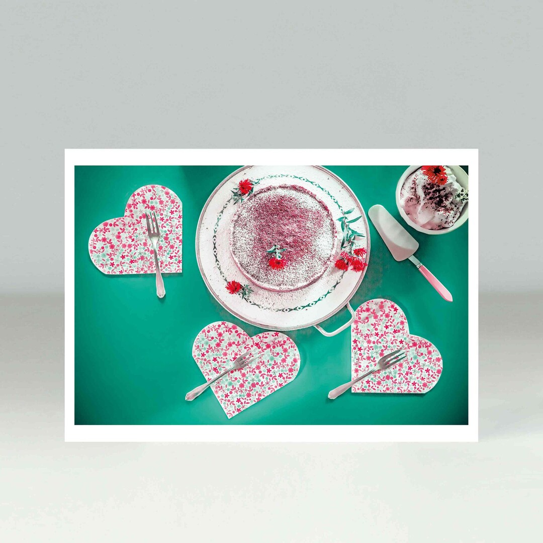 Cake Love, Invitation, Postcard, Cake, Cake, Coffee, Time With Friends ...