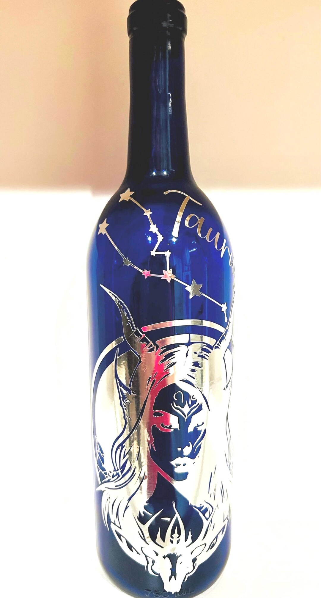 Taurus Goddess Wine Bottle Nightlight - Etsy