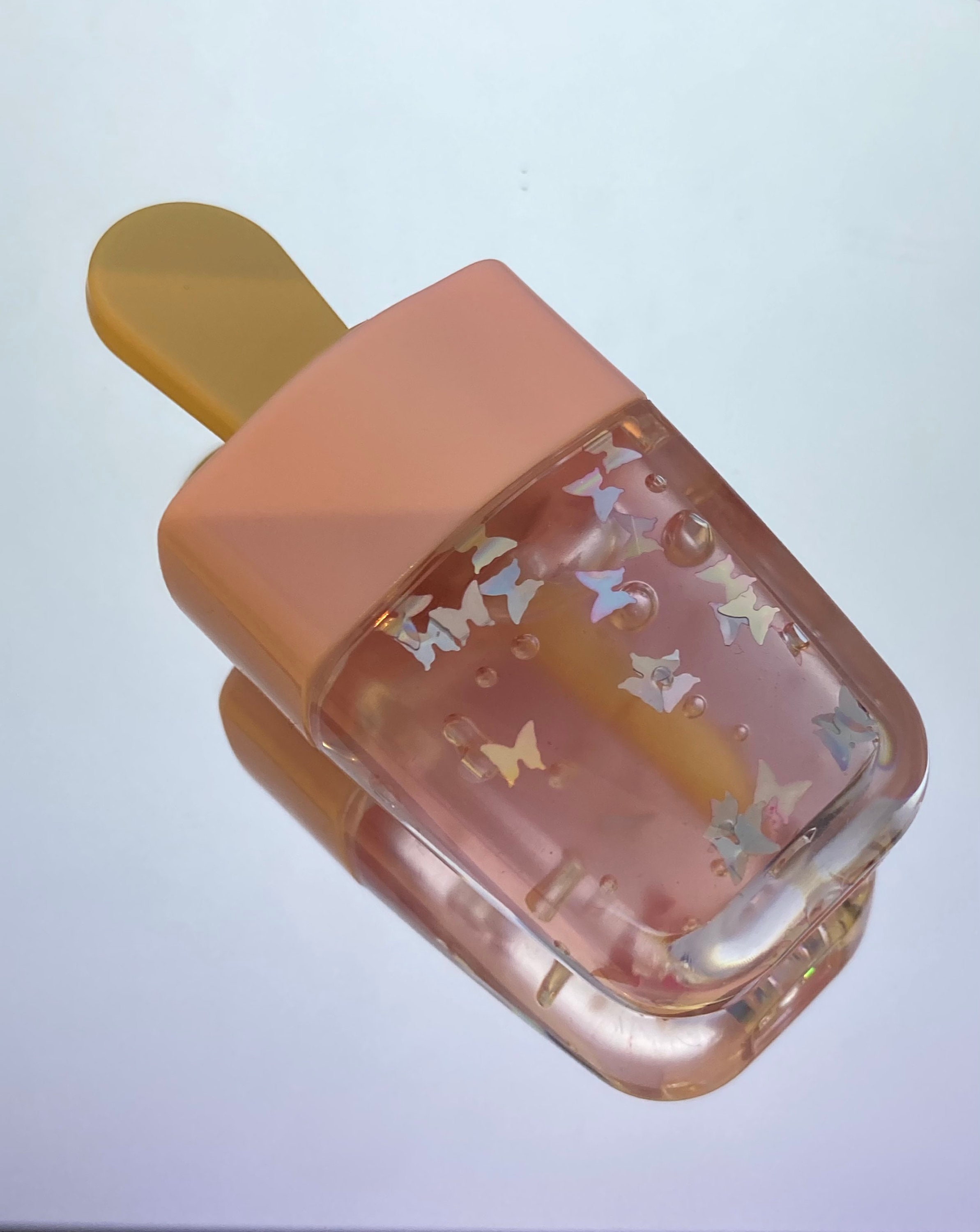 My Pink Butterfly Lip Gloss Etsy