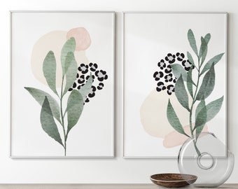 Abstract Leaf Art | Etsy