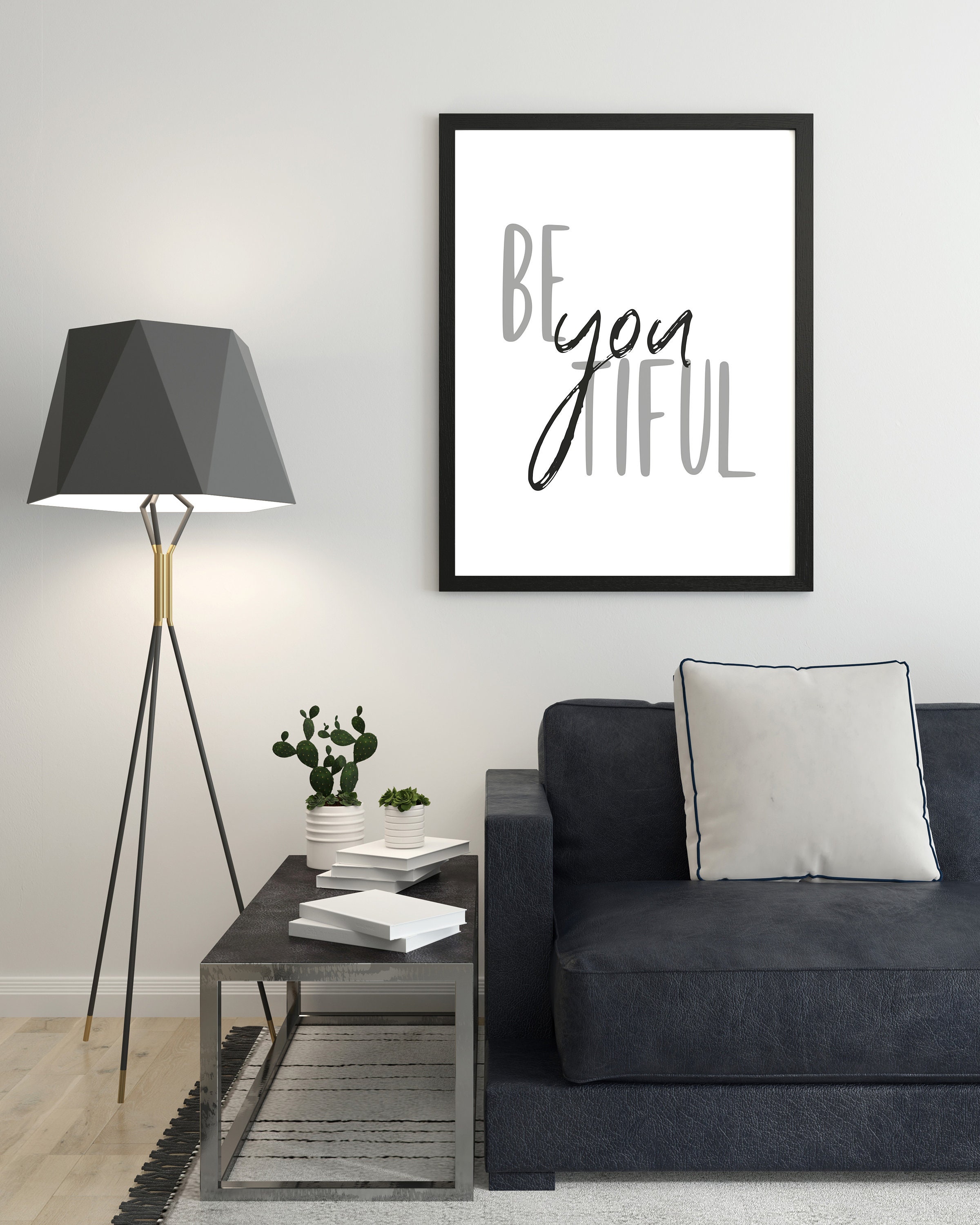 Beyoutiful Print Inspirational Wall Art Be You Print - Etsy UK