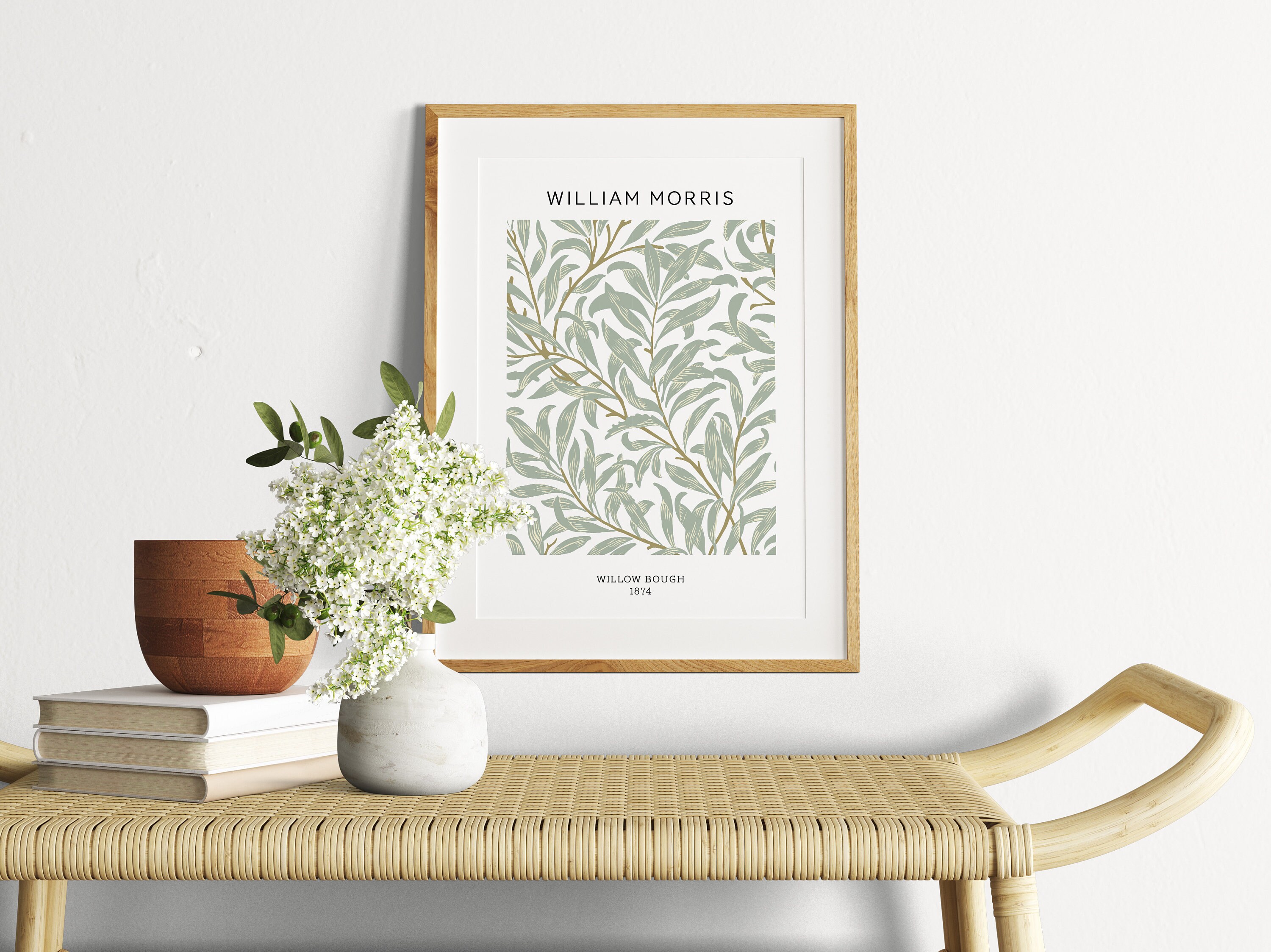 William Morris Print Exhibition Poster Willow Bough Gallery - Etsy
