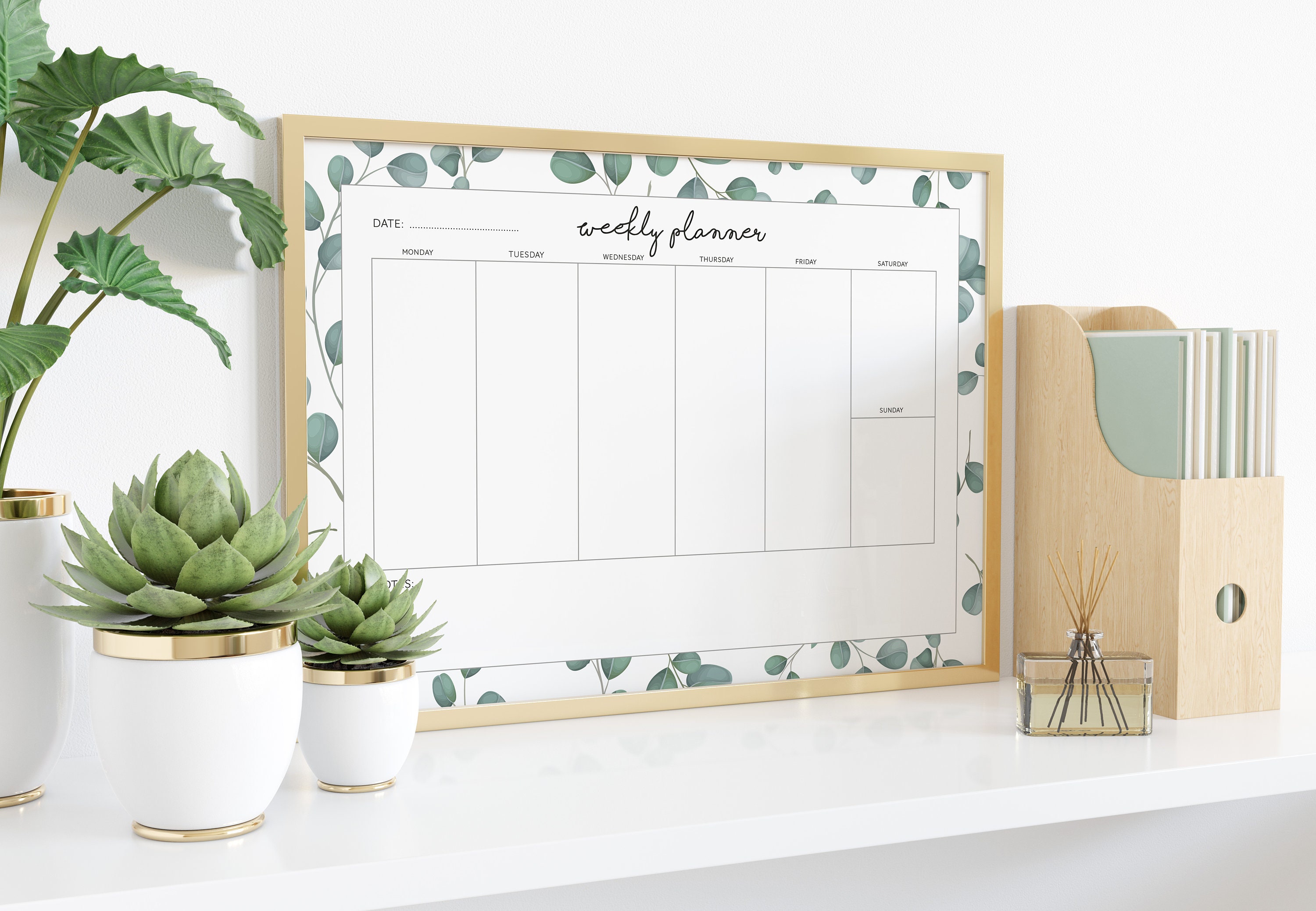 Weekly Planner Poster to Do Planner A3 Weekly Wall Planner - Etsy UK