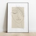 Angel Line Art, Guardian Angel Print, Line Art Drawing, One Line Prints ...