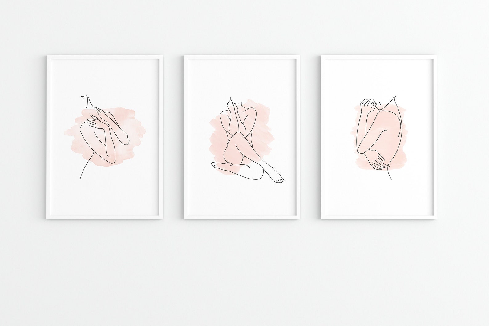 Line Art Woman Prints Bedroom Wall Art Woman Line Drawing | Etsy