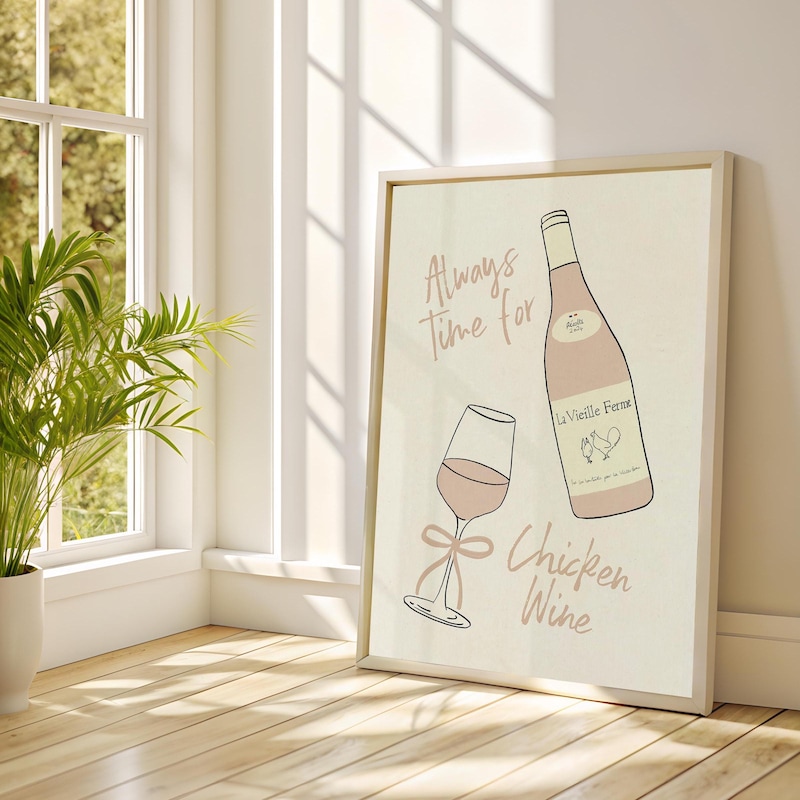 Chicken Art Print Modern - Etsy UK