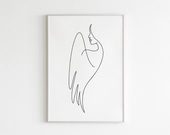 Line Art Drawing - Etsy UK