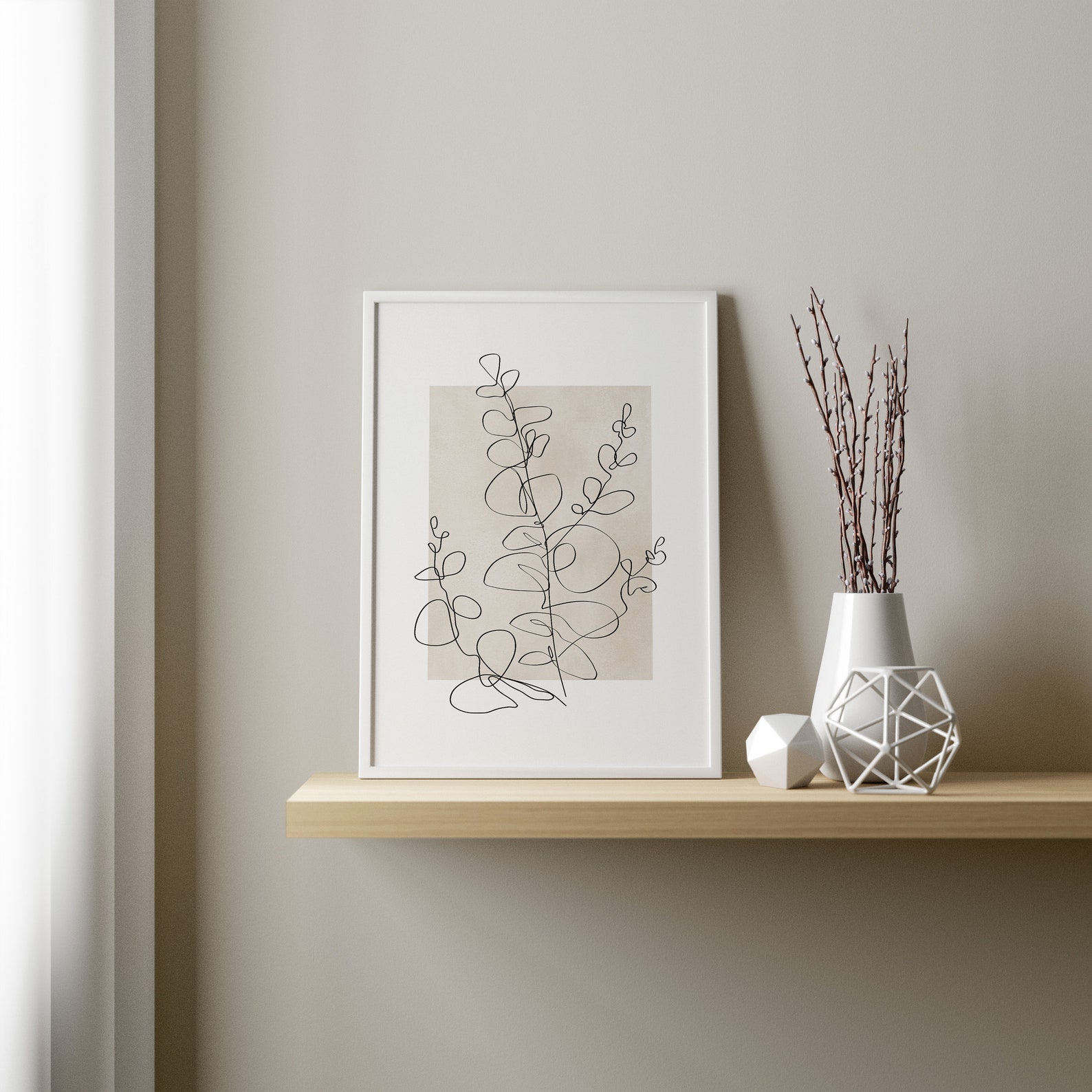 Neutral Wall Art, Botanical Prints, Set of 3 Prints, Plants Wall Art ...