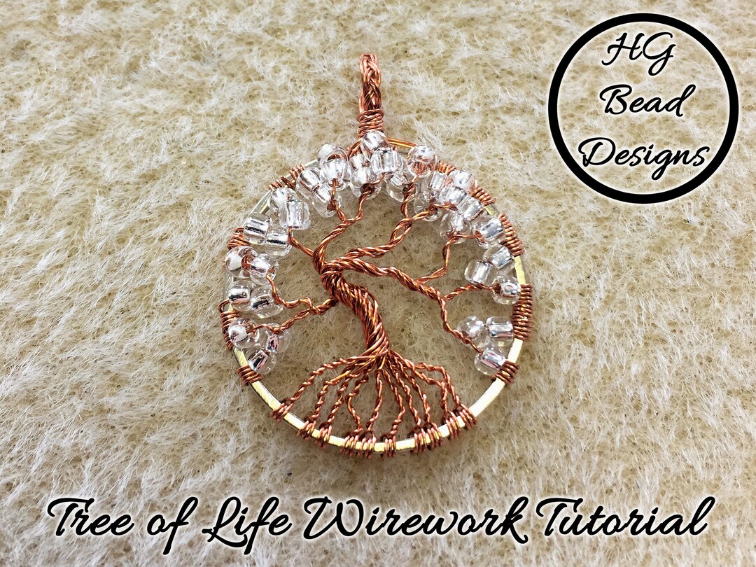 Wirework Tree of Life Pendant Pattern Tutorial - Etsy