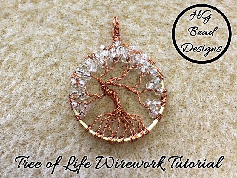 Wirework Tree of Life Pendant Pattern Tutorial - Etsy
