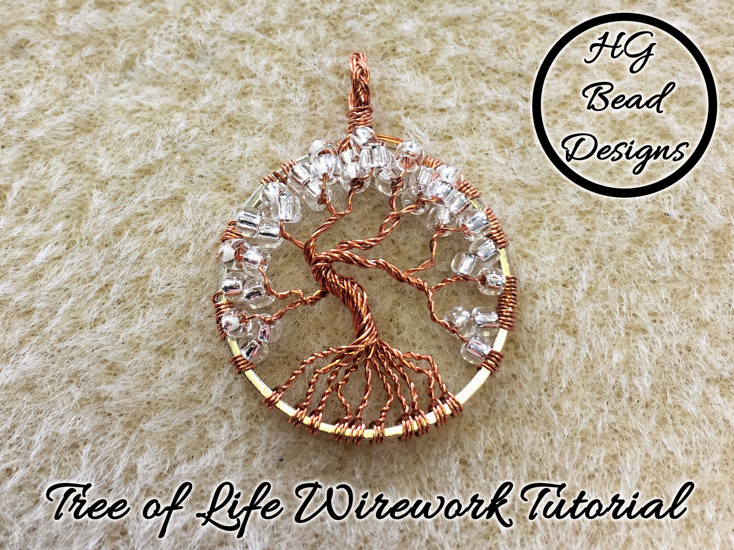 Wirework Tree of Life Pendant Pattern Tutorial - Etsy