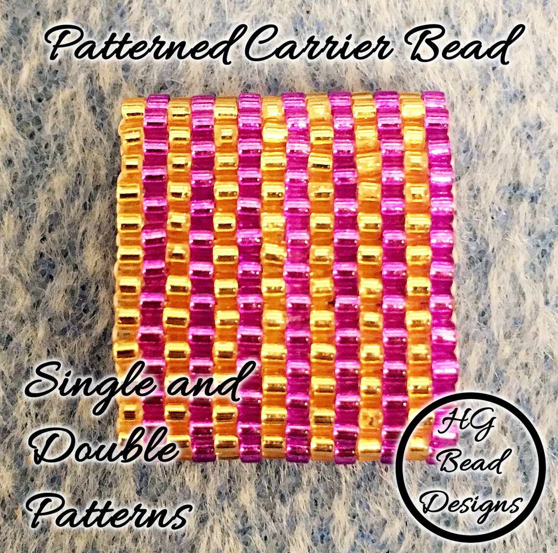 Beaded Carrier Bead Pattern Tutorial 3 Styles - Etsy