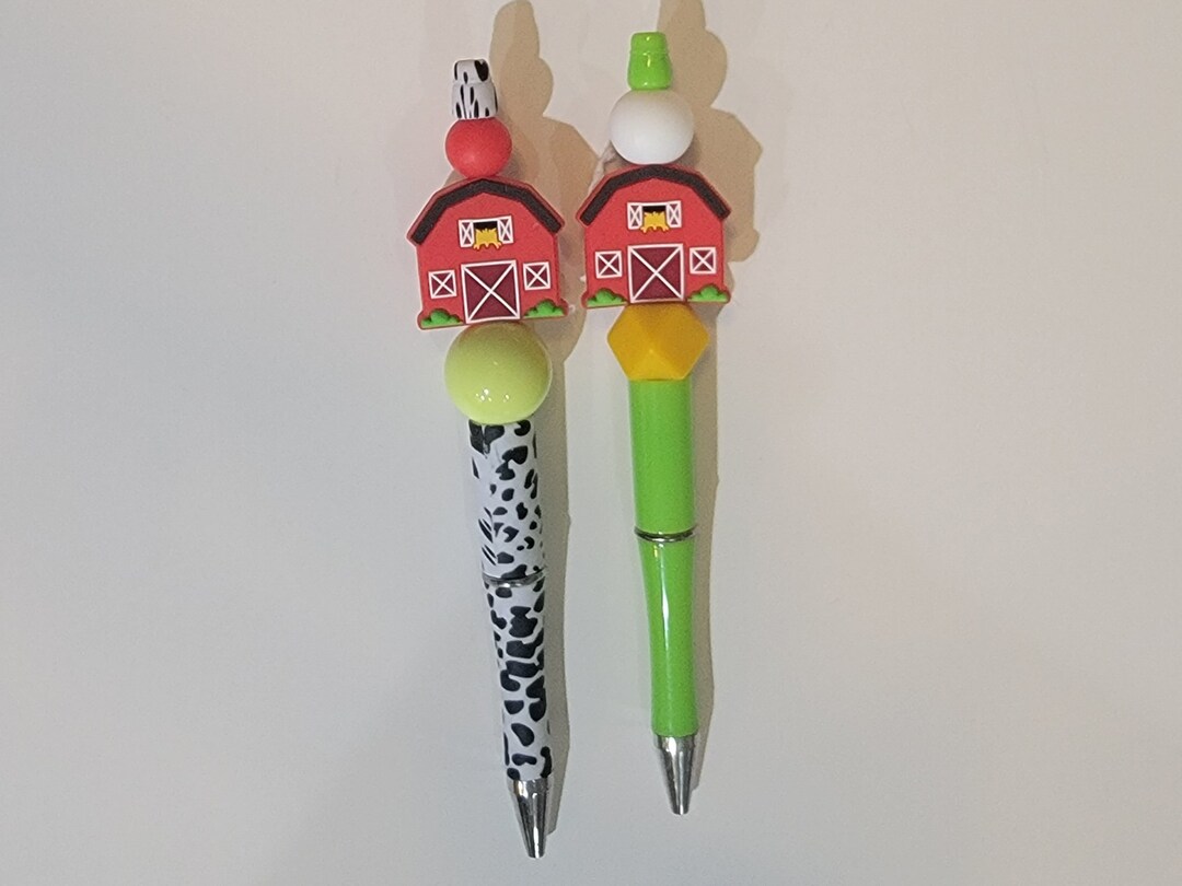 Barn Beaded Pen Farm Pen Country Girl Pen Beaded Pen Pen - Etsy