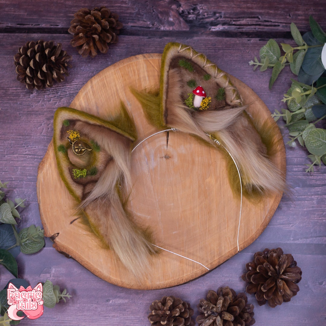 Faerie Forest Fox Ears Headband, Natural Fox Ears, Cosplay Ears, Animal ...