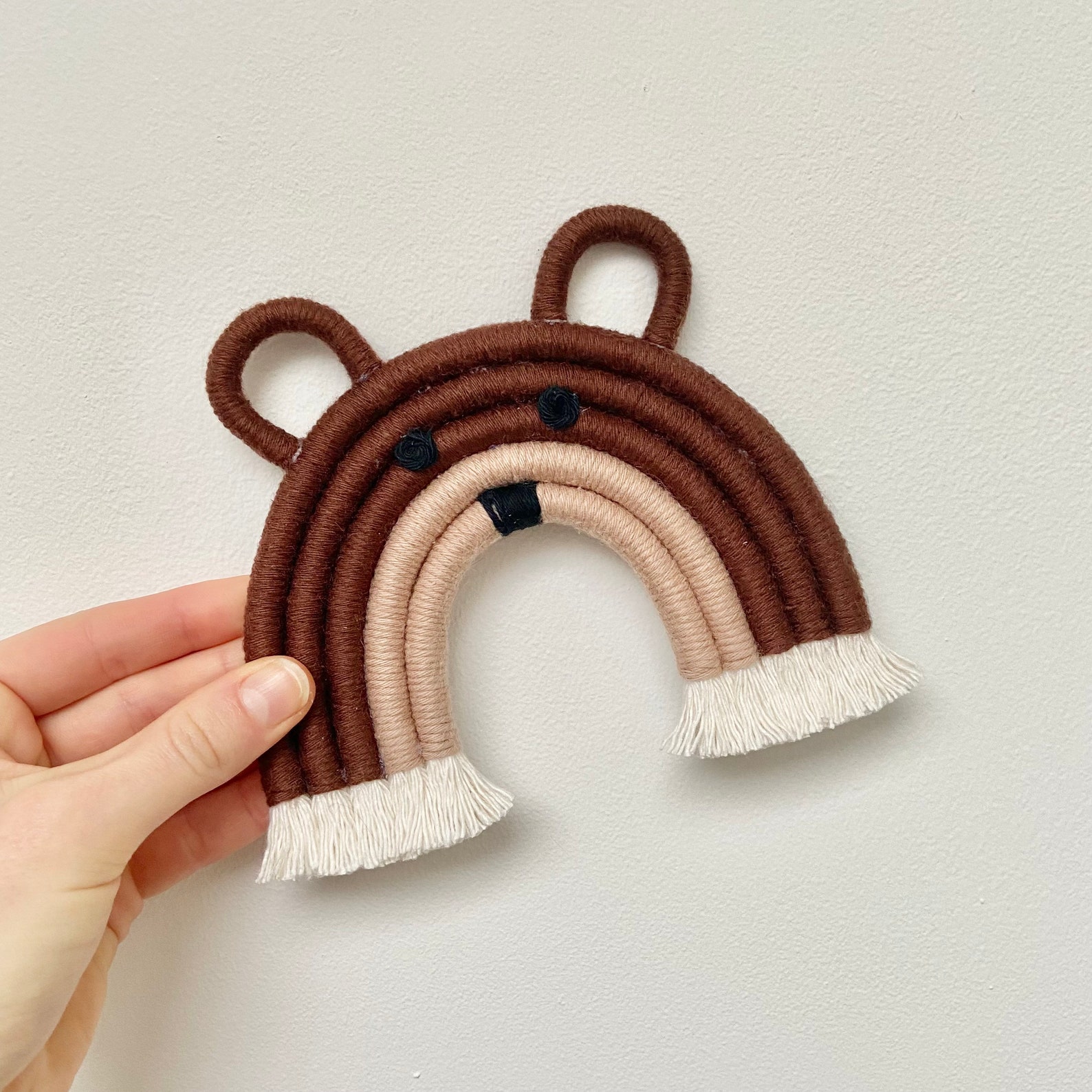 Bear Nursery Decor / Animal Nursery Decor / Bear Macrame - Etsy