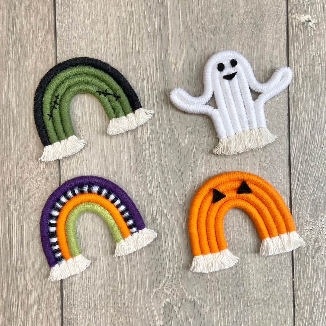 Halloween Decoration / Ghost Macrame / Pumpkin Decor / Frankenstein ...