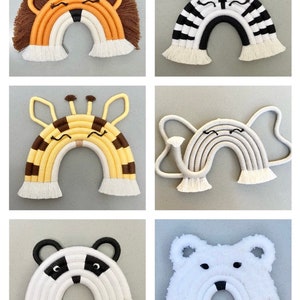 Pig Nursery Decor / Pig Gifts / Animal Nursery Decor / Pig Macrame Wall ...