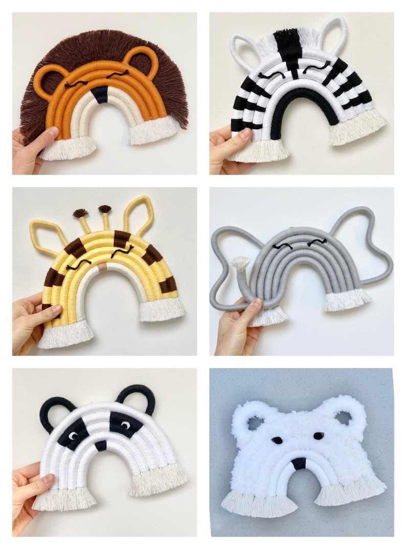Bear Nursery Decor / Animal Nursery Decor / Bear Macrame - Etsy