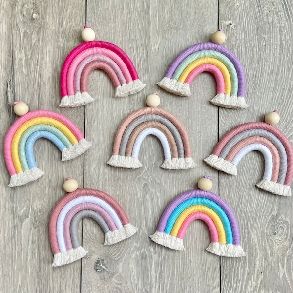 Rainbow Macrame - Etsy