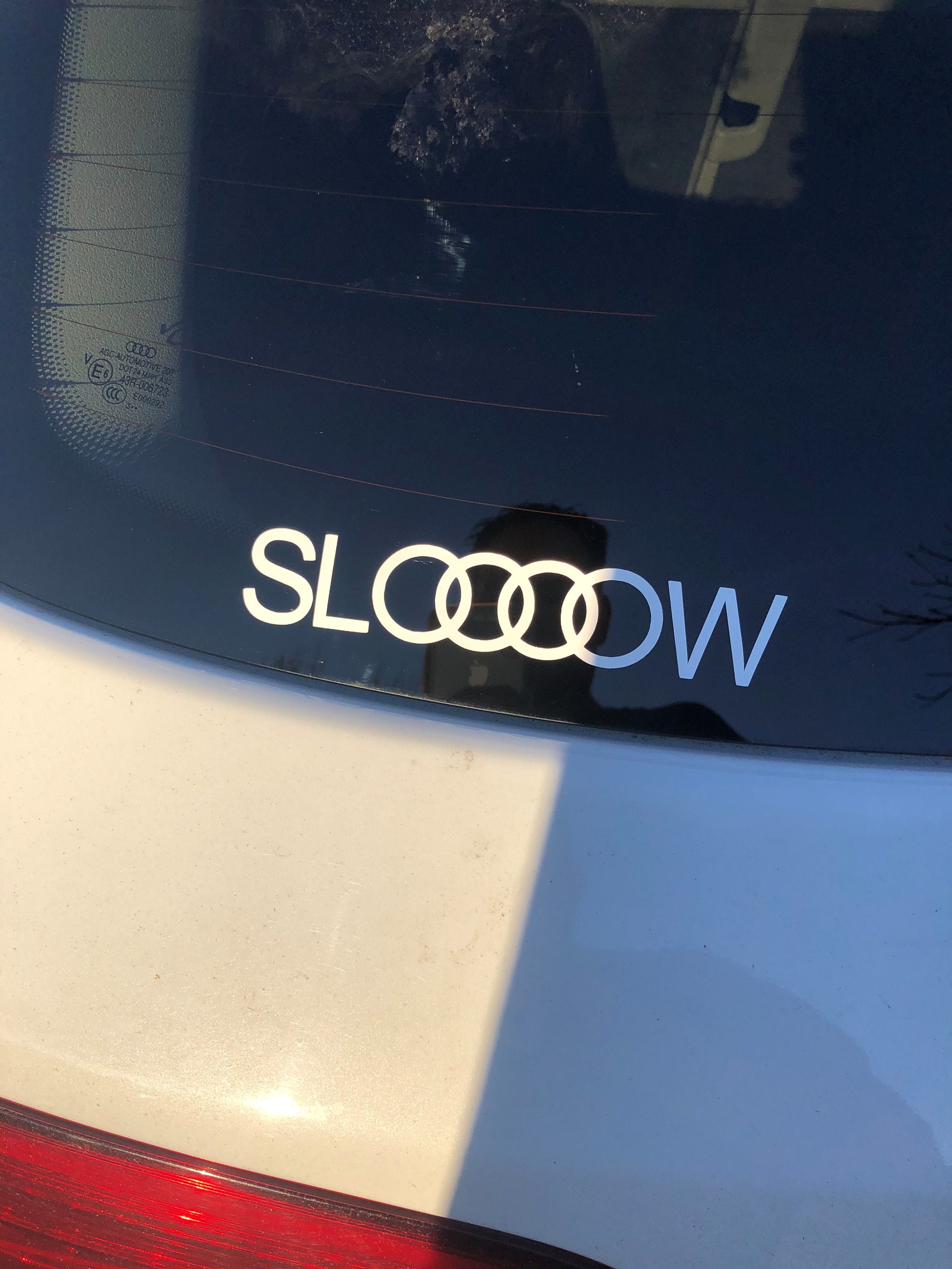 Slow AUDI Sticker - Etsy
