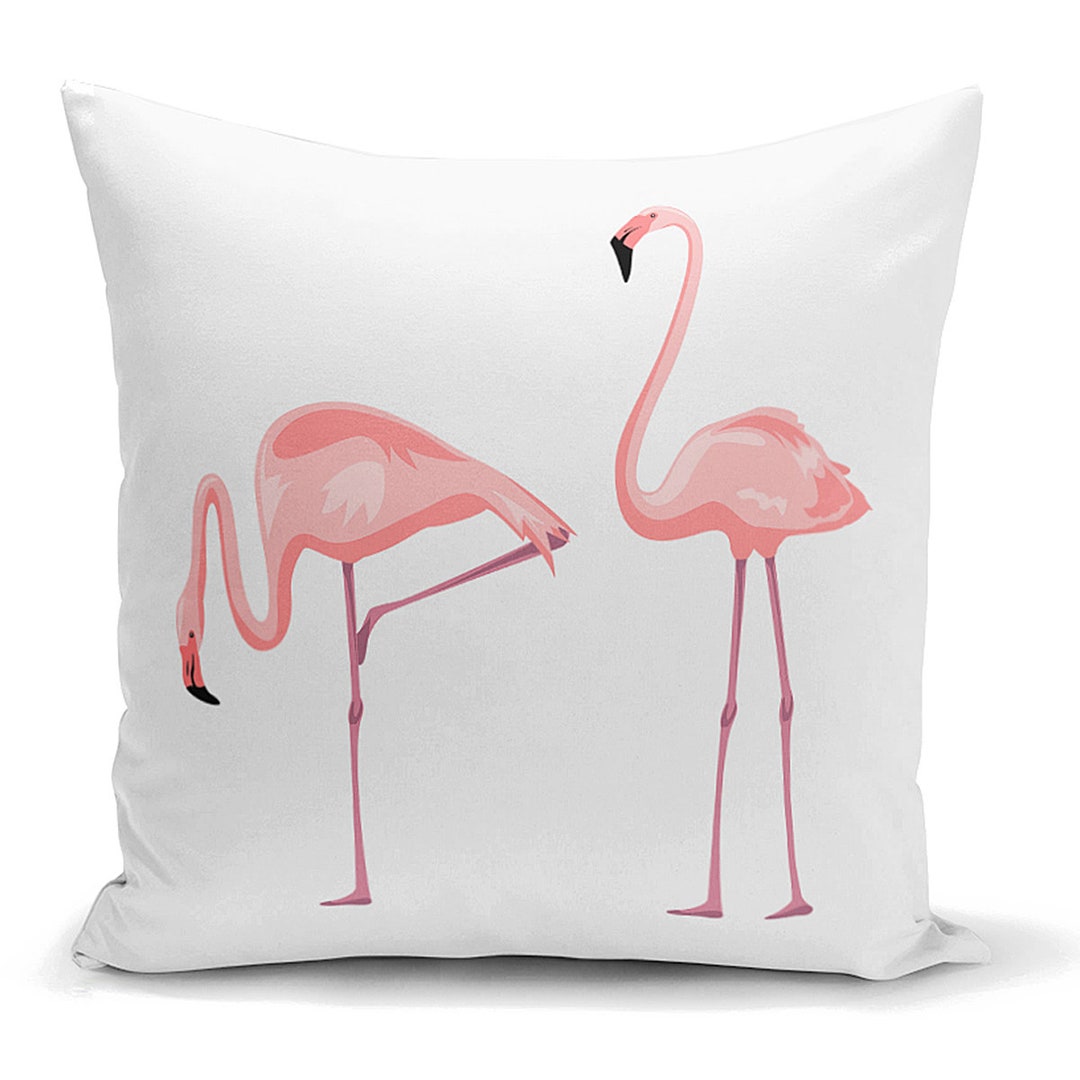 Flamingo Cushion Cover, Both Side Digital Print 4343 Cm Pillow Case ...